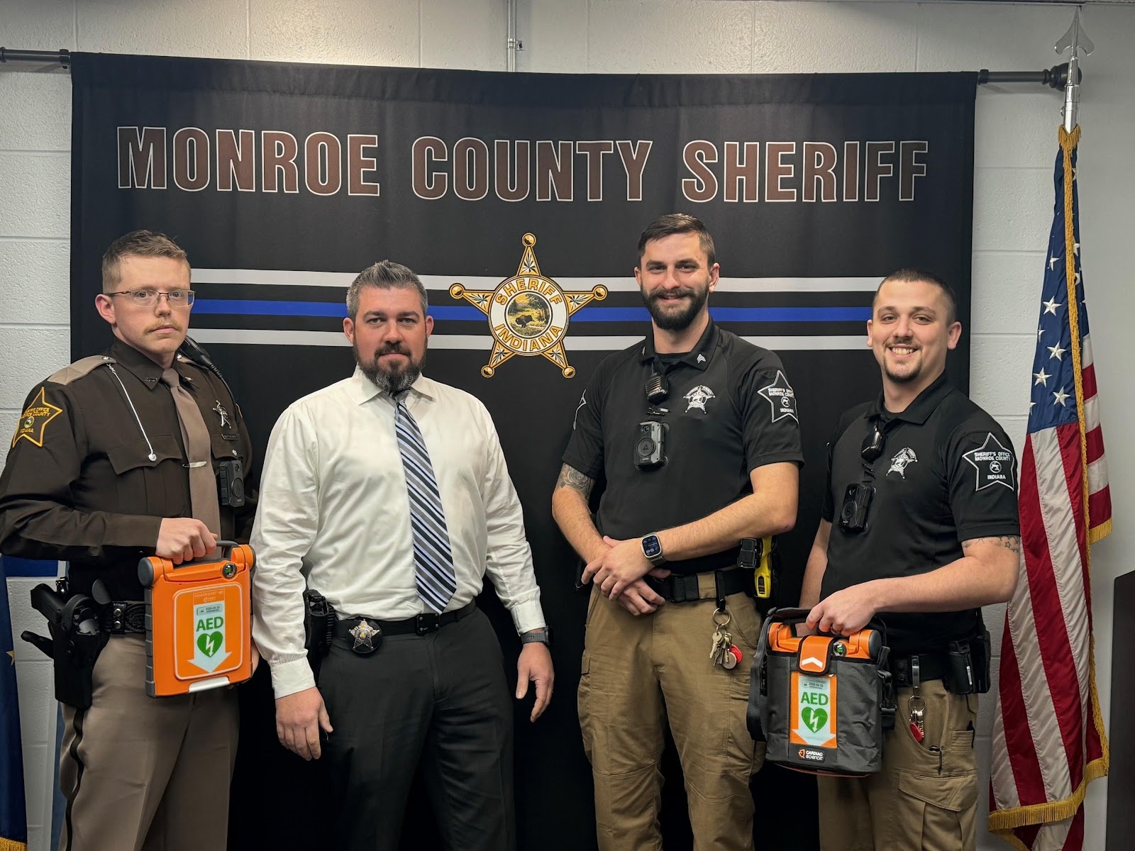 Monroe County Sheriff's Department receives 60 AEDs | WBIW