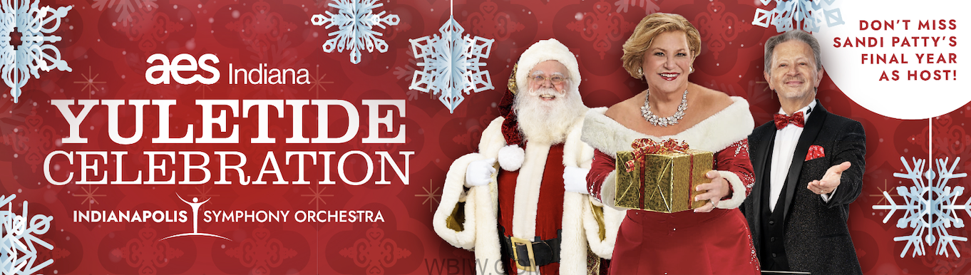 Sandi Patty returns a final time to host the 2024 AES Indiana Yuletide Celebration with the ISO ...