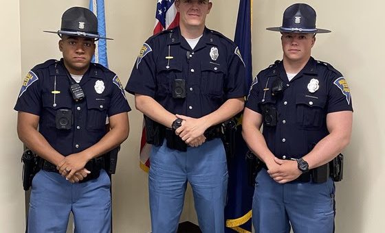 ISP Versailles Post welcomes three new troopers | WBIW