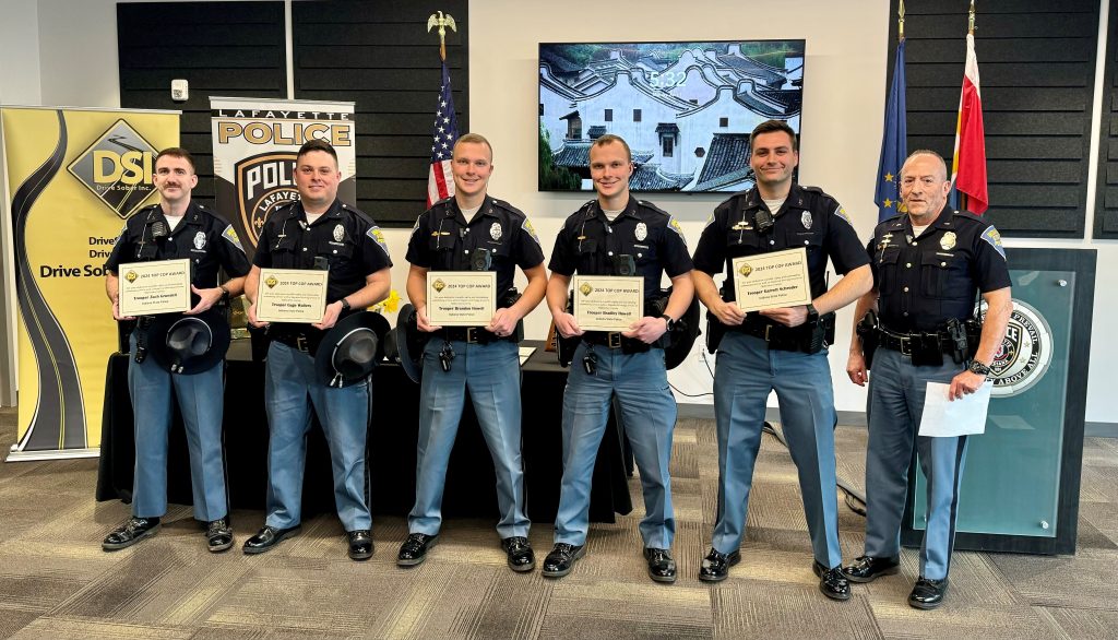 Indiana State Troopers honored at 2024 Top Cop Awards | WBIW