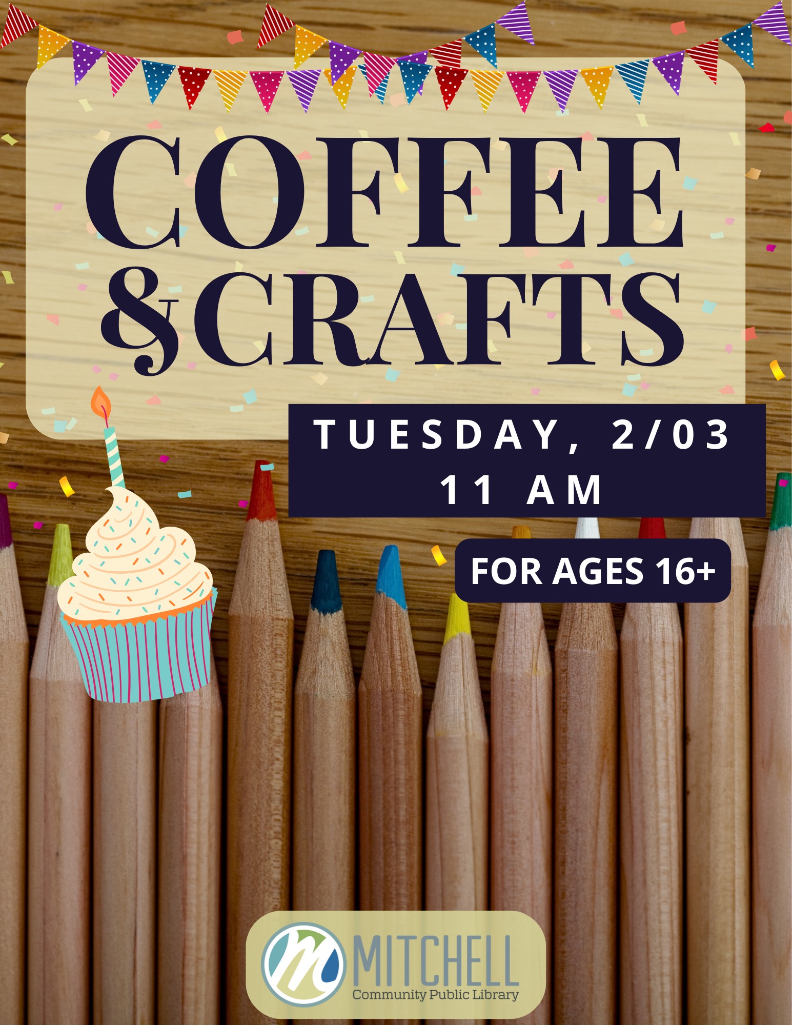 Coffee & Crafts returns to Mitchell Library for February program | WBIW