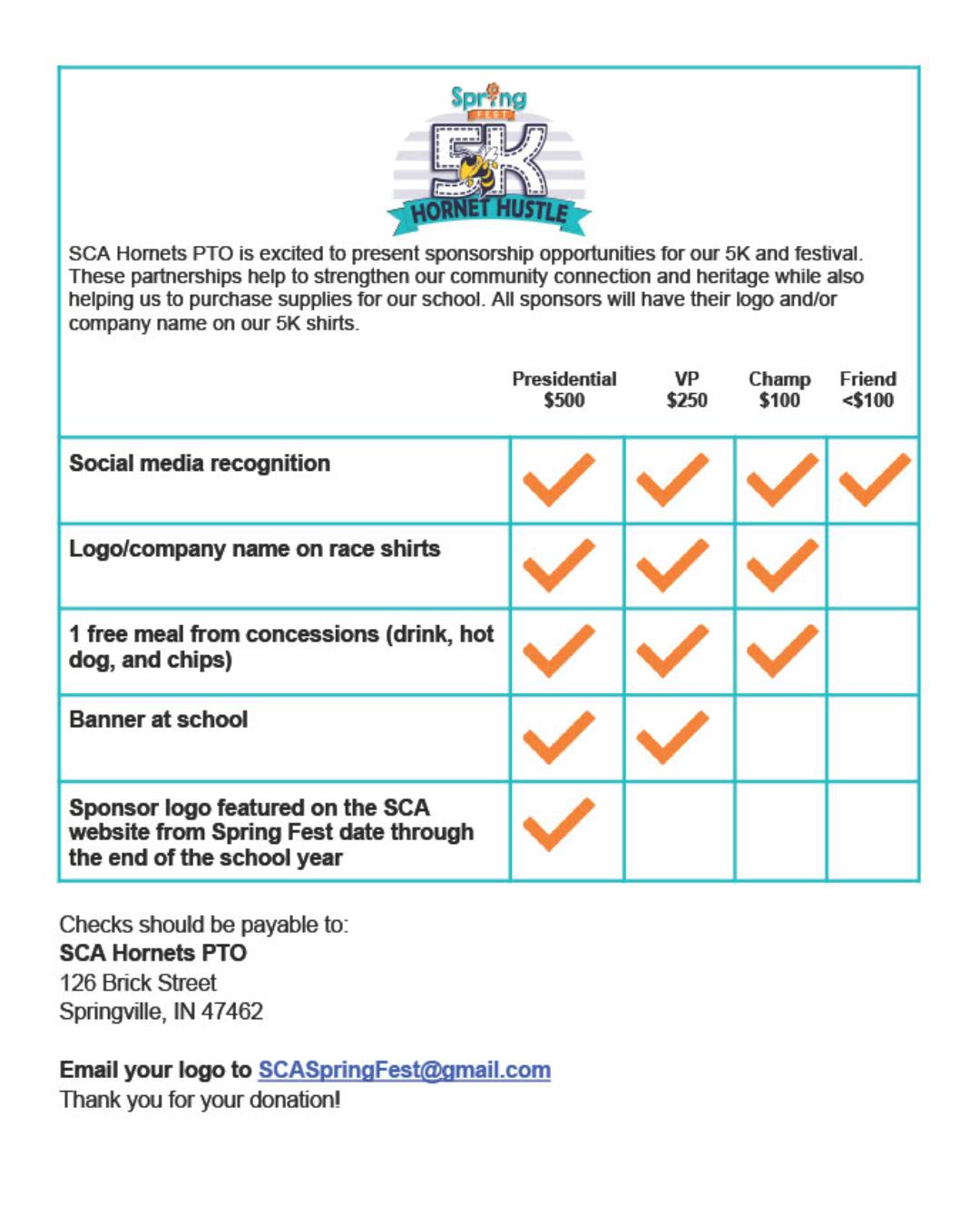 Springville Community Academy’s PTO is looking for Spring Fest sponsors ...