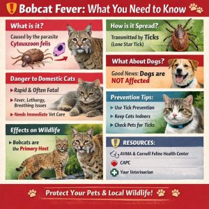 Deadly 'Bobcat Fever' threatens domestic cats as ticks vectors expand ...