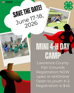Purdue Extension opens registration for superhero themed 'Mini 4-H Day ...