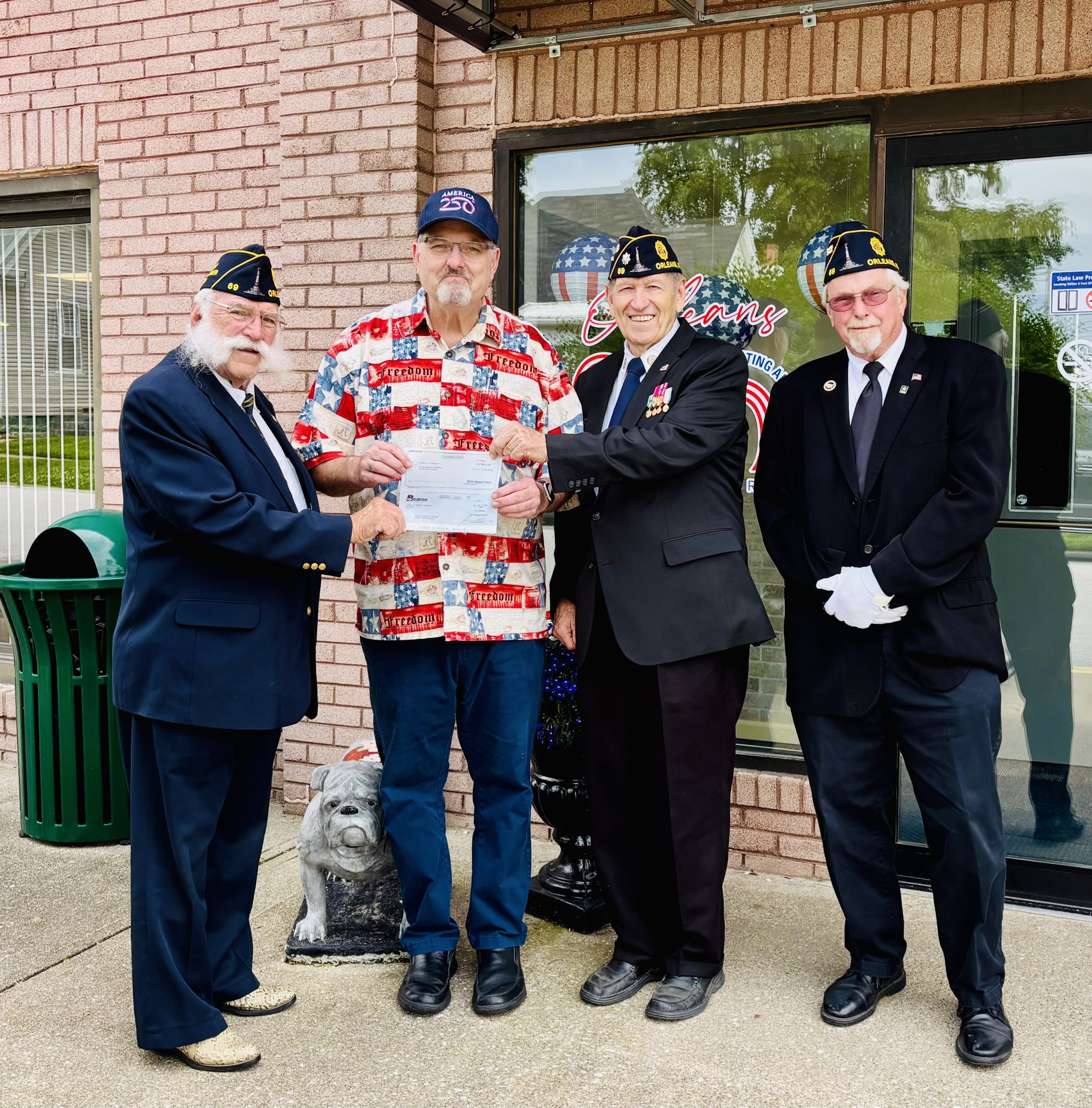 Orleans American Legion donates $3,500 to support Dogwood Festival and ...
