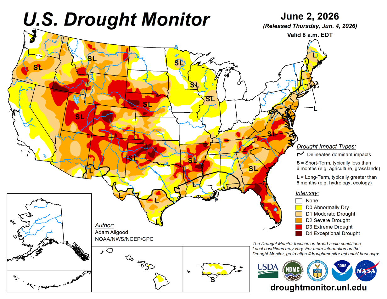 USDA highlights relief programs as dry early-summer conditions creep ...