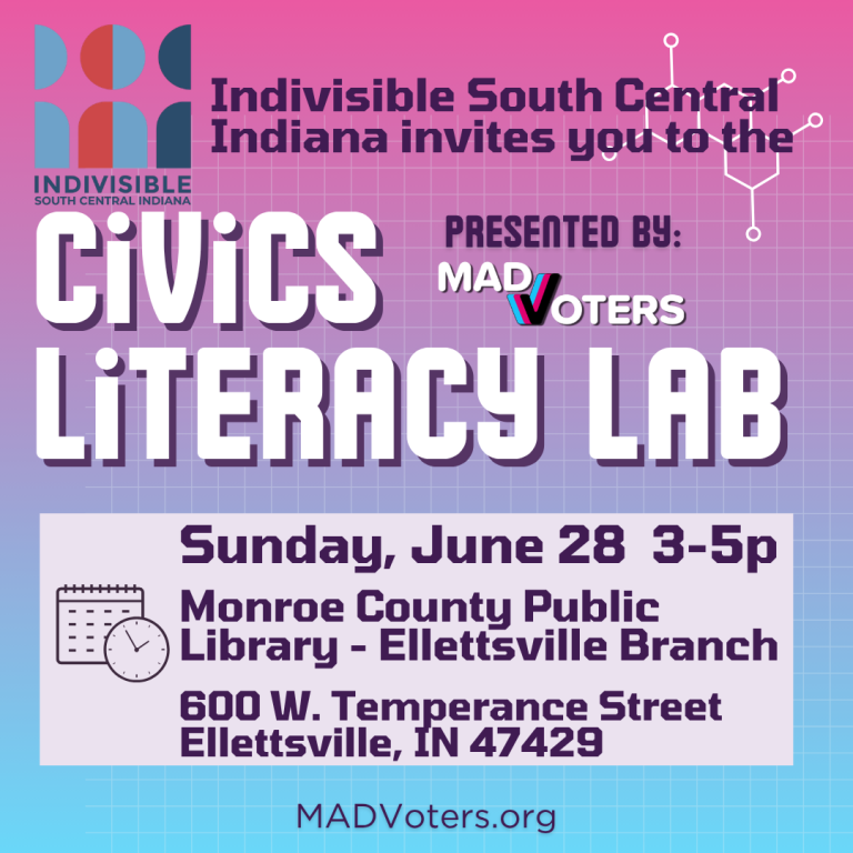 Civic Engagement Group to host ‘Civics Literacy Lab’ in Ellettsville | WBIW
